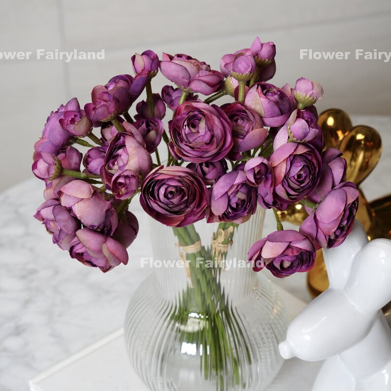 Mini Ranunculus Small Bundle High Quality Artificial Flower - Etsy