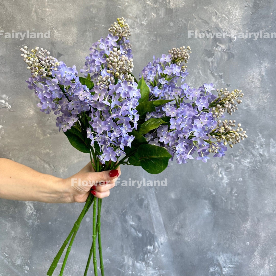 Faux Lilac Flower | High Quality Artificial Flower | DIY | Centerpieces | Wedding Flowers | Home ...