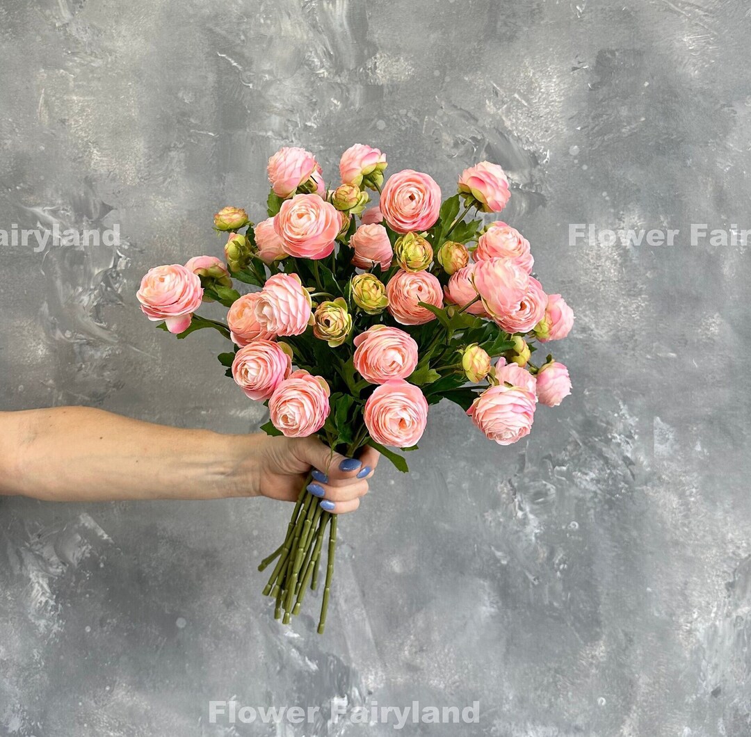 Faux Small Ranunculus | High Quality Artificial Flower | DIY | Floral ...