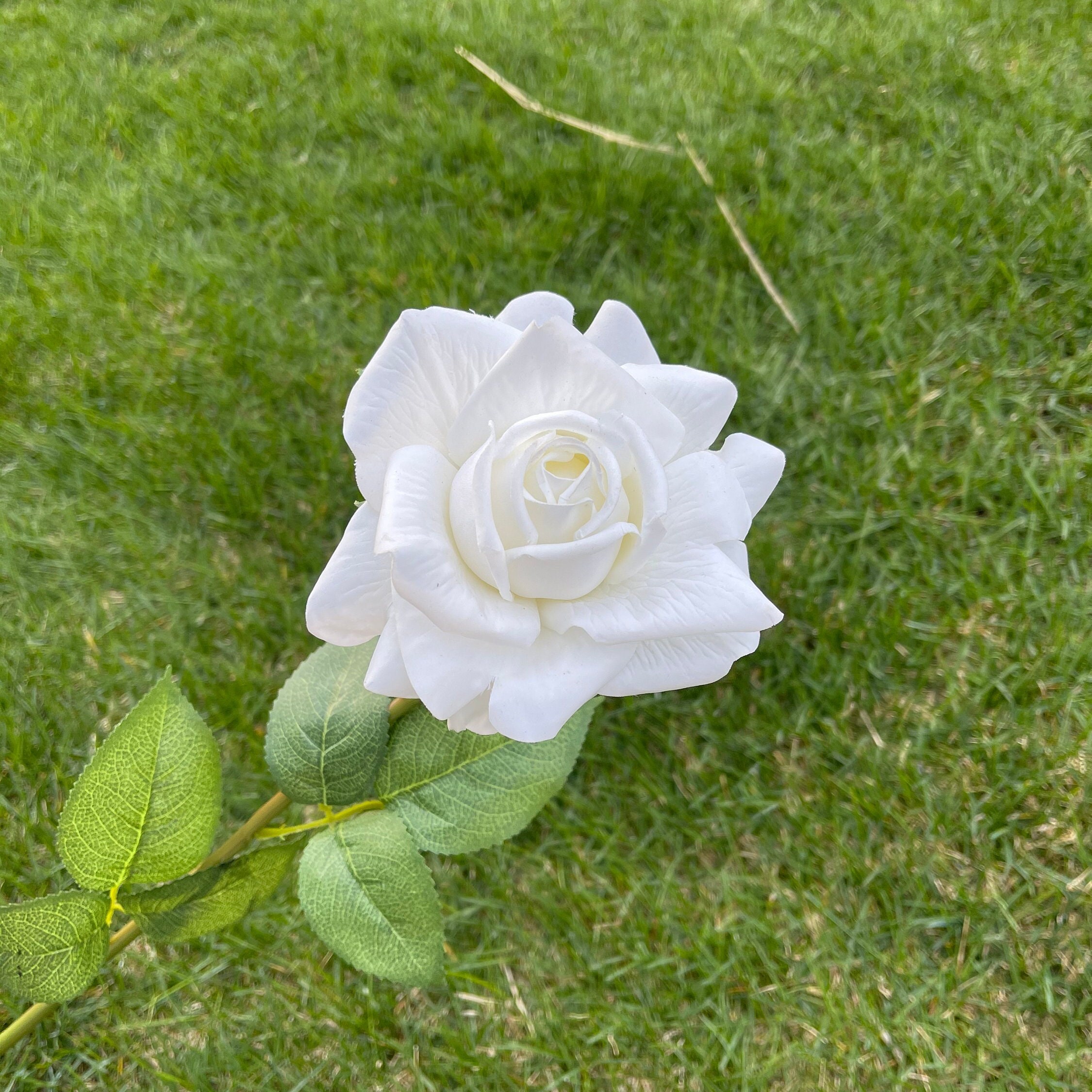 30 Huge Real Touch Latex Rose High Quality Artificial - Etsy