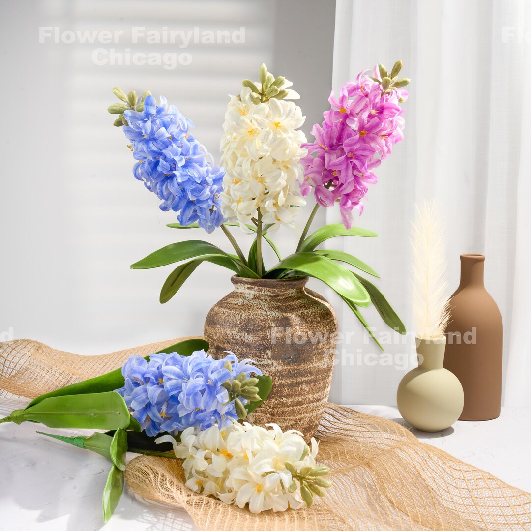 Real Touch Hyacinth | High Quality Artificial Flower | DIY ...