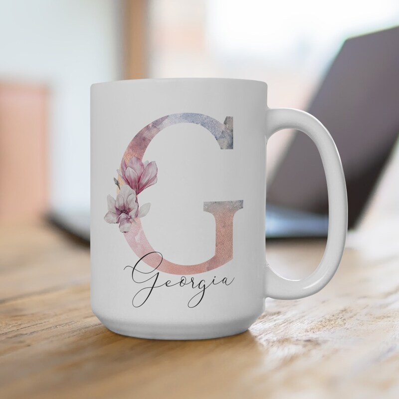 Monogram Mug - Etsy