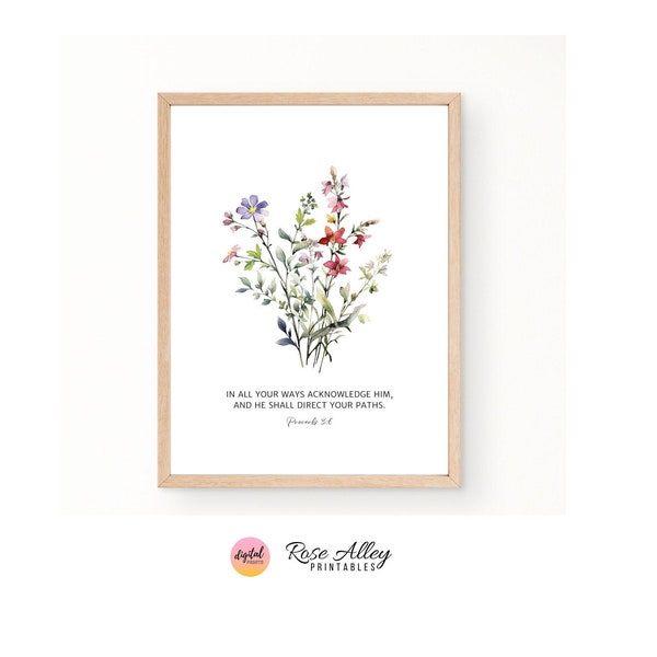 Acknowledge Him - Etsy