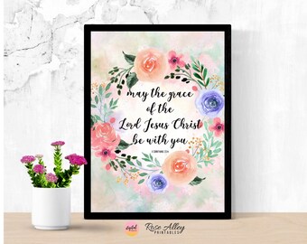 Scripture Bible Verse Print Religious Printable Christian - Etsy