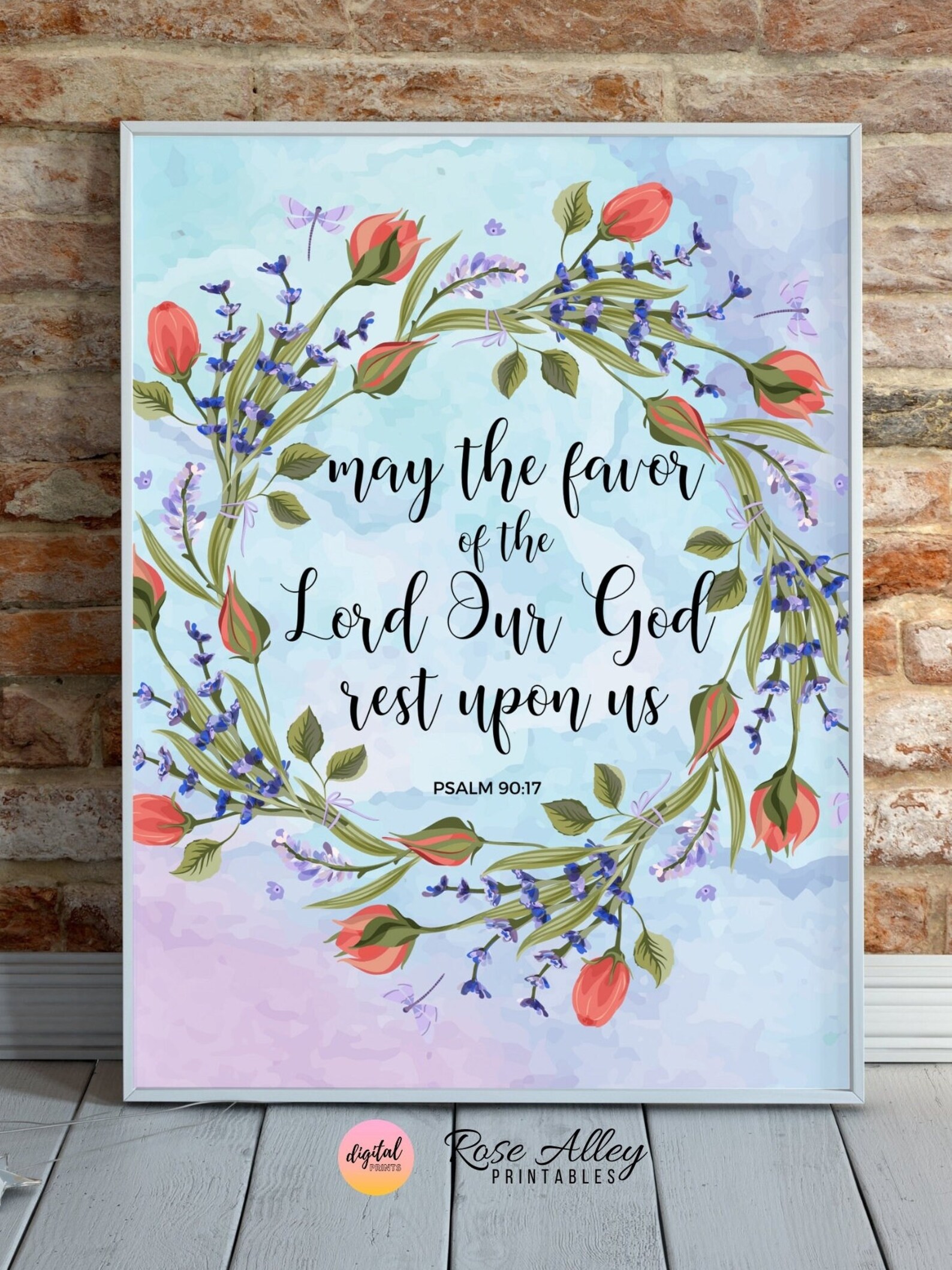Bible Verse Print, Psalm, Scripture Prints, Religious Printable ...