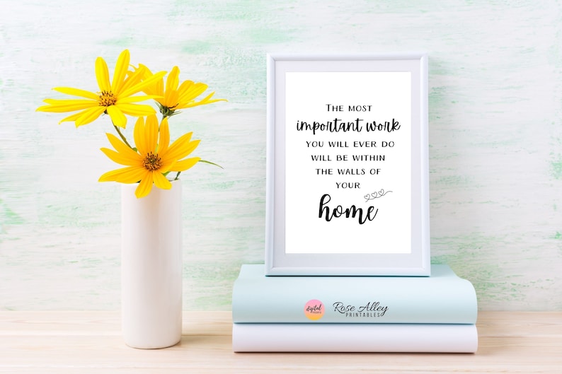 Typography Print Quote Printable Home Quote Wall Decor the - Etsy Canada