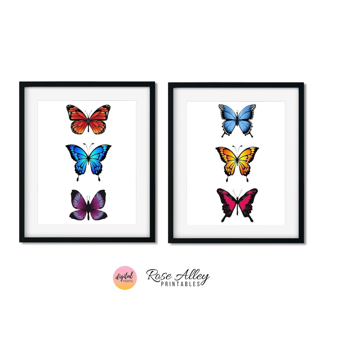 Butterfly Art, Girls Bedroom Decor, Nursery Decor, Kids Printable, Kids ...