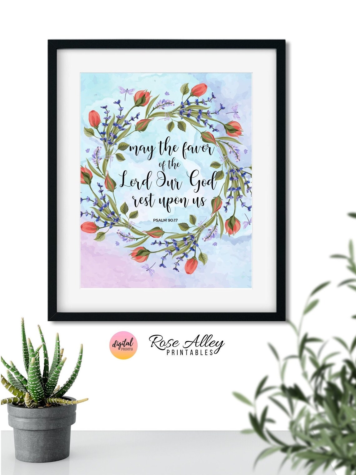 Bible Verse Print Psalm Scripture Prints Religious - Etsy