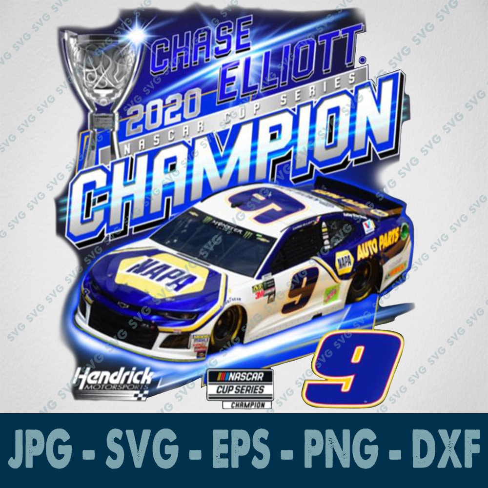 Chase elliott 2020 NASCAR Cup Series championship SVG | Etsy