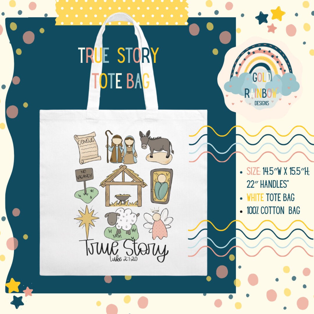 True Story, Baby Jesus in Manger, Bible Verse Luke 2, Christmas Story ...