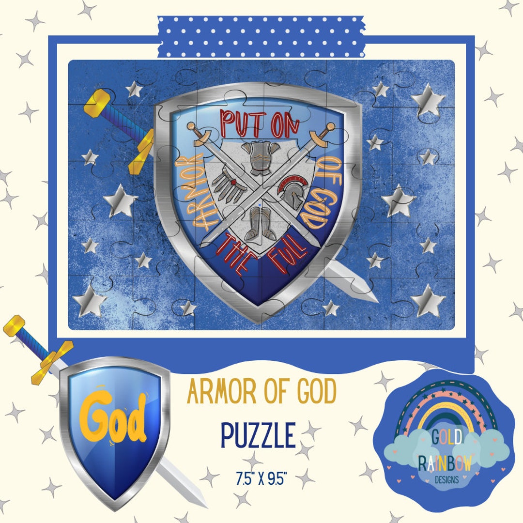 Full Armor of God, Ephesians 6, Christian Puzzle, Spiritual Puzzle ...