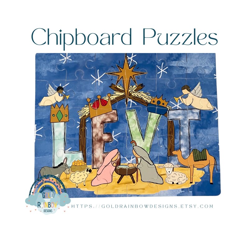 Nativity Puzzle - Etsy