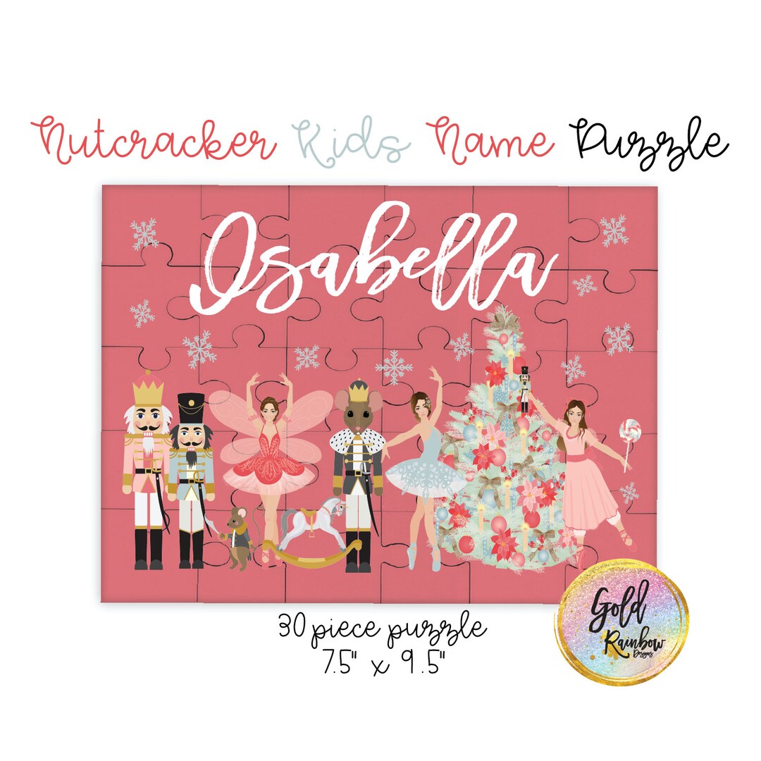 Pink Nutcracker Ballet Puzzle Nutcracker Puzzle Christmas - Etsy