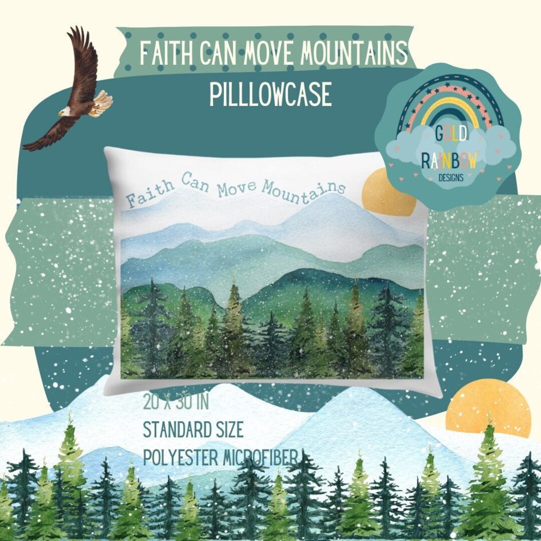 Faith Can Move Mountains Bible Verse Mathew 17 Move - Etsy