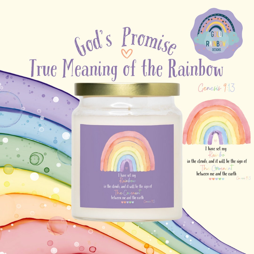 Rainbow Gods Promise, True Meaning of the Rainbow, Bible Verse Genesis ...