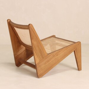 Kangaroo Chair Teak and Rattan Lounge Chair - Etsy