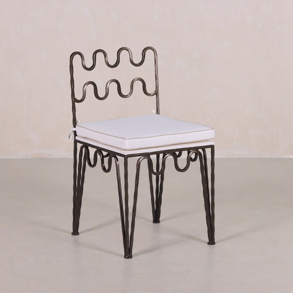 Small iron chair store