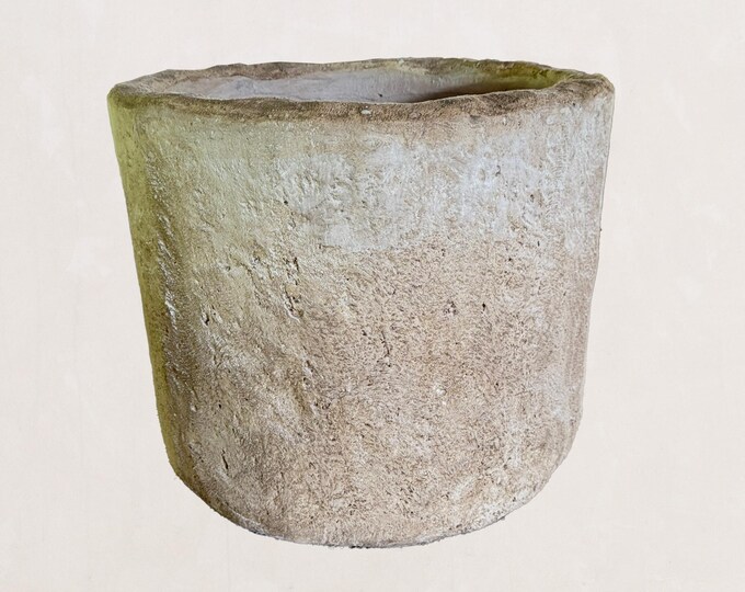 Round Vintage Stone Bowl - Etsy