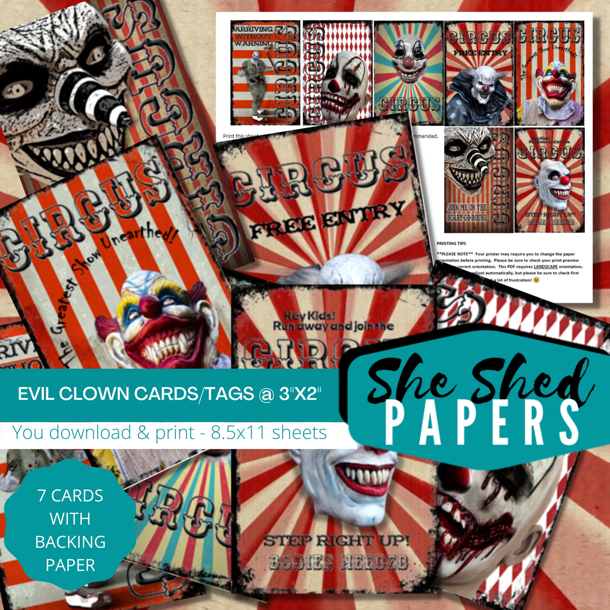 Paper Wicked Creepy Ephemera for journaling Art & Collectibles Mixed ...