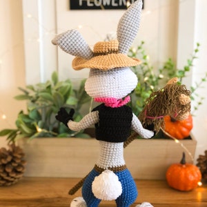 Crochet Pattern Rabbit Village Sheriff /crochet Bunny Pattern / PDF ...