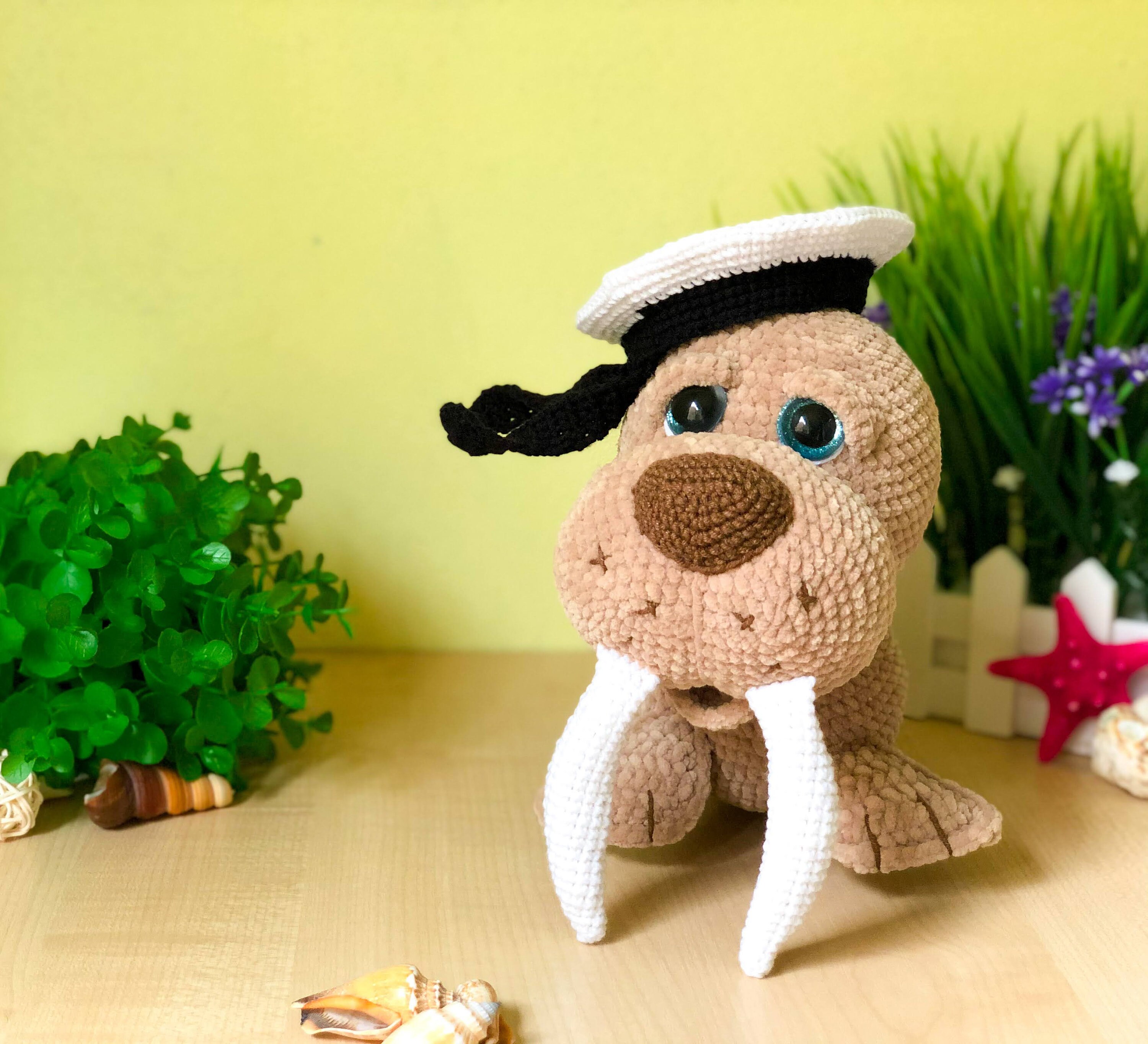Crochet Pattern Walrus / PDF / ENGLISH / Stuffeed Toy / - Etsy