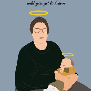 Personalised Digital Portrait | Faceless Illustration ASAP- Faceless ...