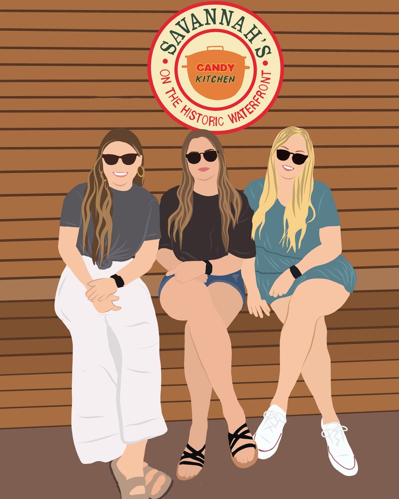 Faceless Portraits | Christmas Gifts, Best Friend Drawing,faceless ...