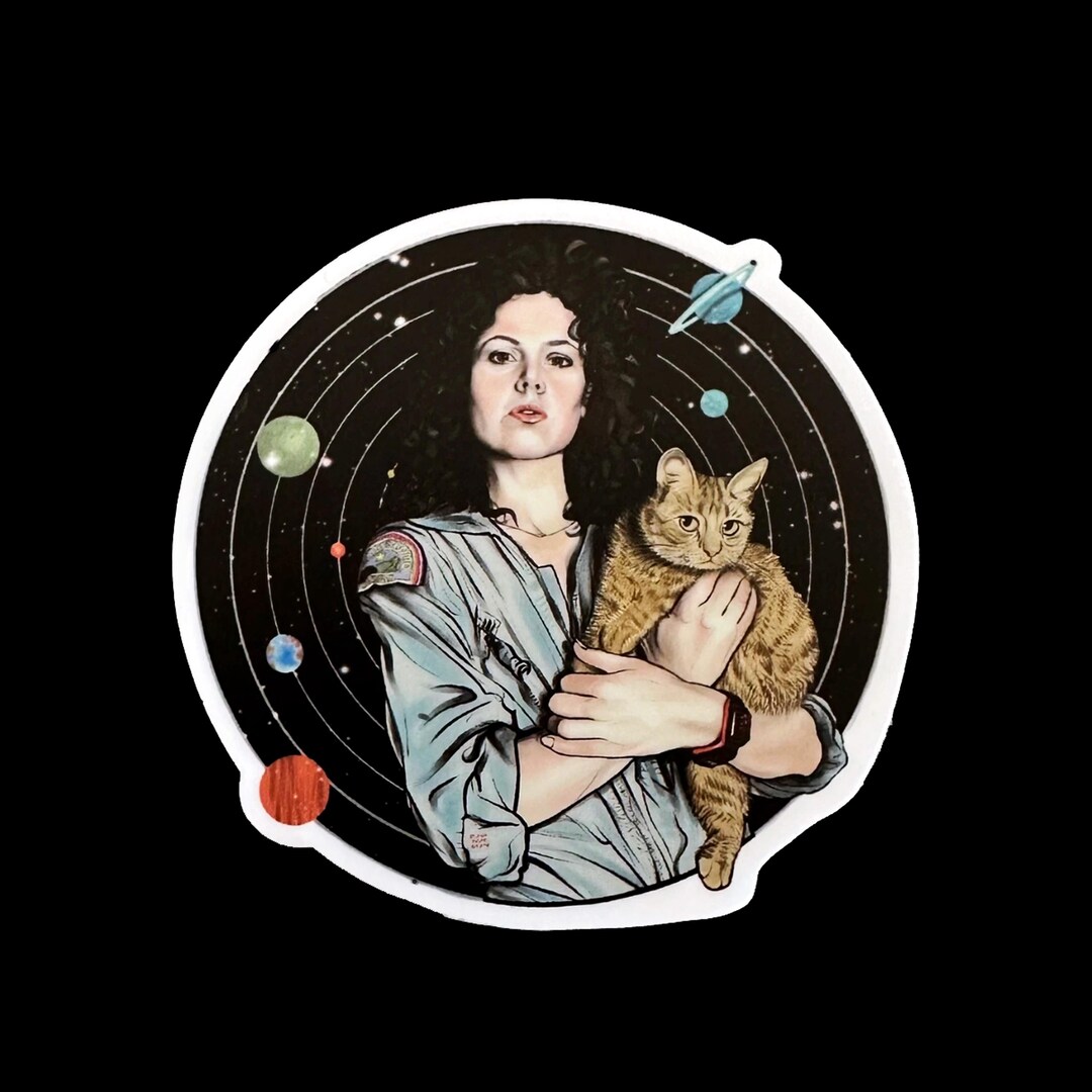 Ripley With Jonesy | Alien Sticker - 7 X 7 Cm Vinyl Decal - Etsy