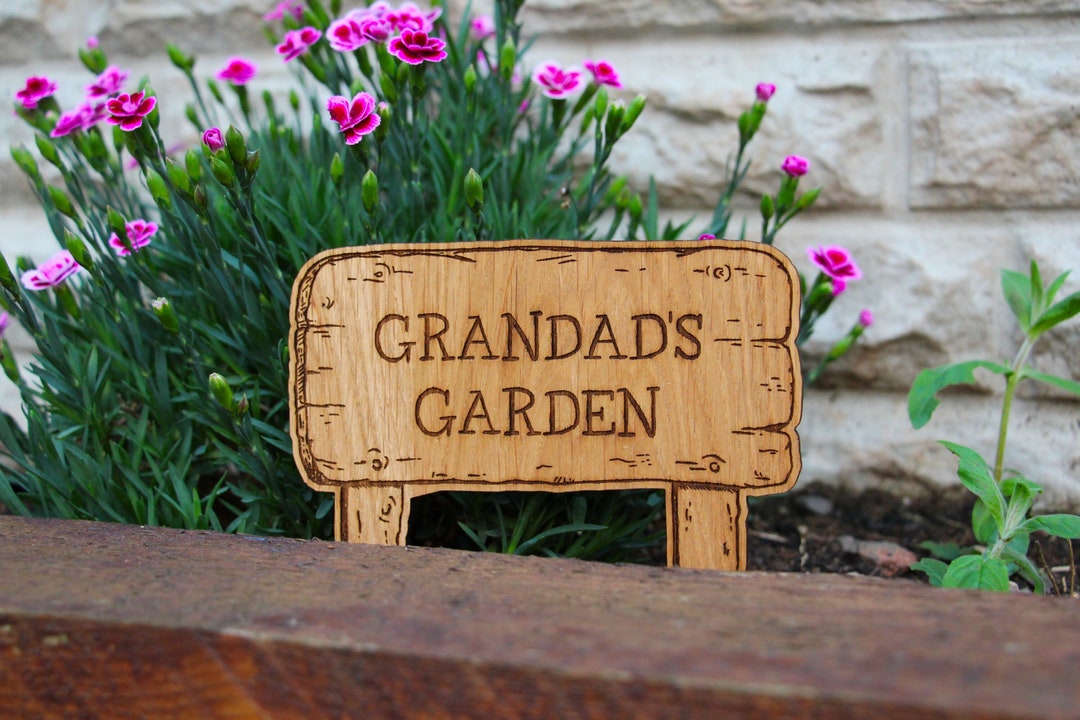 Personalised Garden Sign - Any Name, Garden Lovers Gift, Ideal for ...