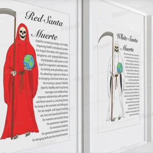 Bundle 3 Pages, La Santa Muerte Printable Pages, Santisima Muerte ...