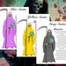 Bundle 3 Pages La Santa Muerte Printable Pages Santisima - Etsy