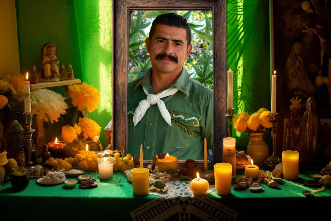 Jesus Malverde Beloved Outlaw Saint Wall Art, Jesus Malverde Poster ...