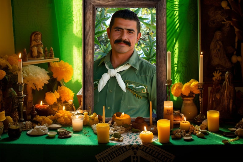 Jesus Malverde Beloved Outlaw Saint Wall Art, Jesus Malverde Poster ...
