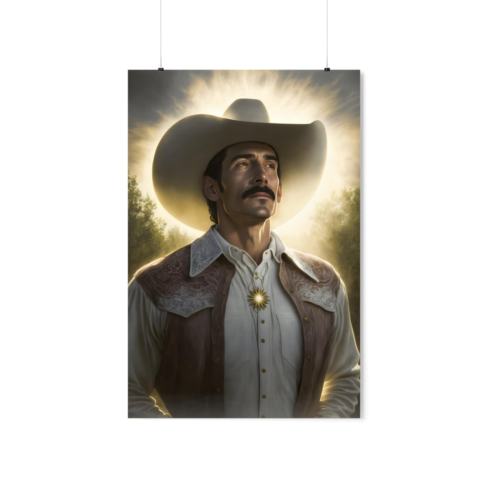 Jesus Malverde Large Wall Art, Jesus Malverde Poster Print, the ...