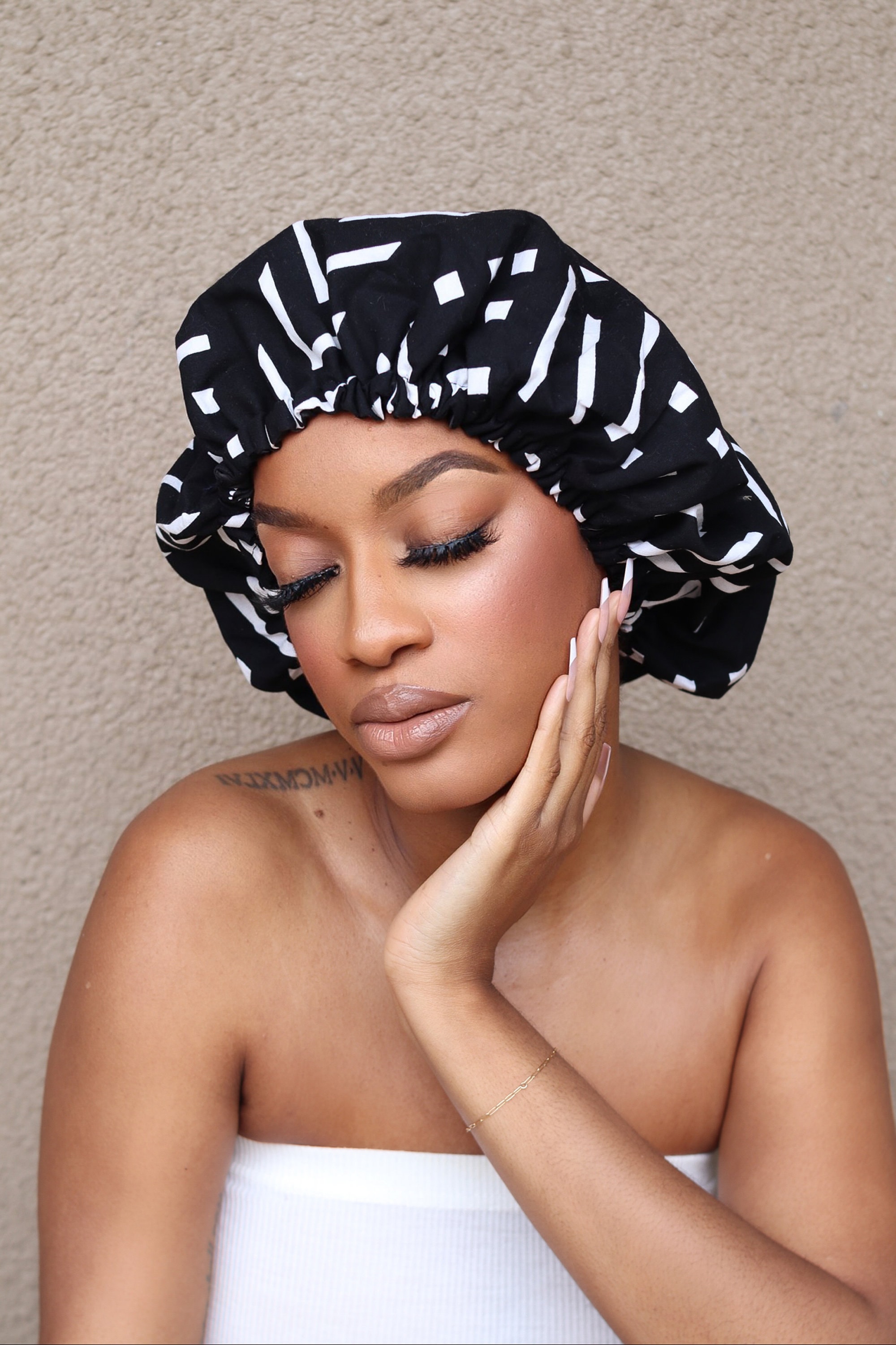 Ankara / Silk Reversible Bonnet, African Print Bonnet, Silk Bonnet, Wax ...