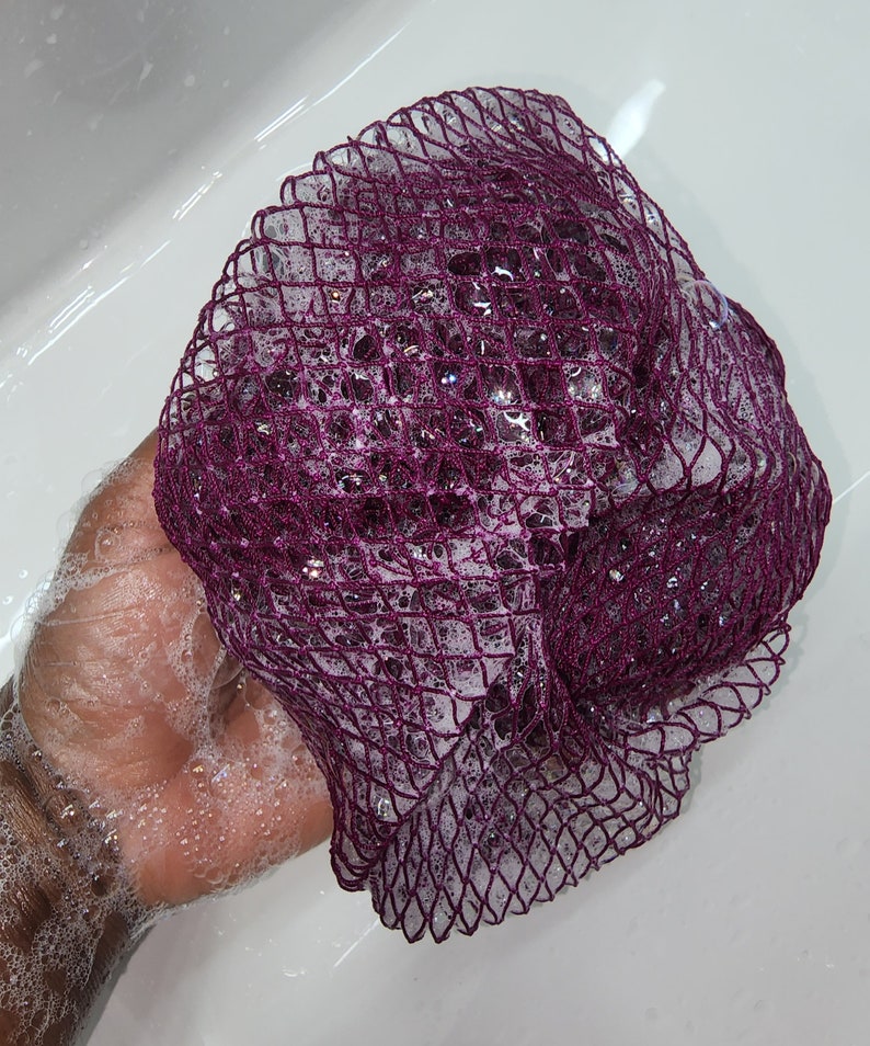 African Net Sponge/ Sapo/ Exfoliating Sponge/ Back Scrubber/ Body ...