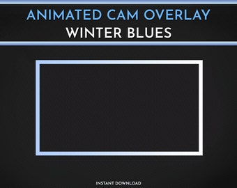 Twitch Animated Cam Overlay | Snowfall Border | Twitch Winter ...