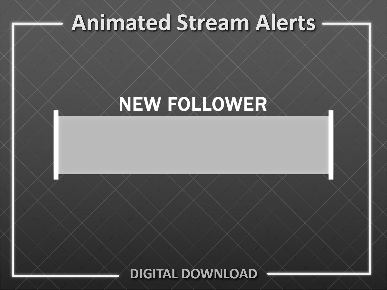 Twitch Animated Alerts | Animated Stream Alert Pack | Minimalistic ...