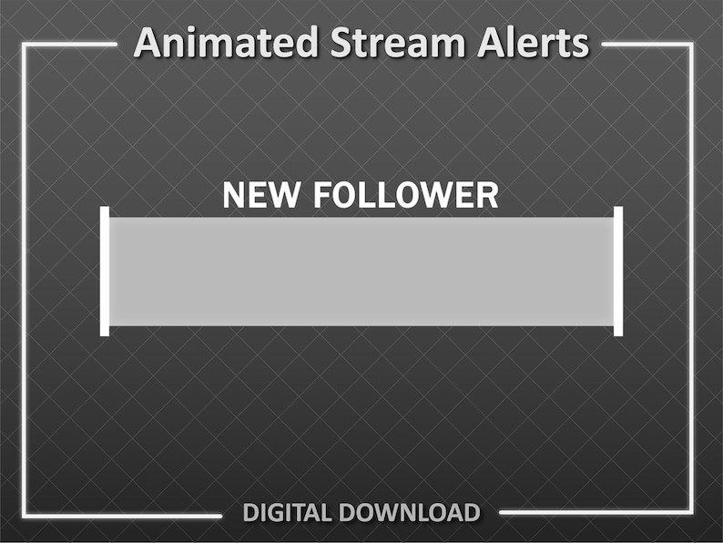 Twitch Animated Alerts | Animated Stream Alert Pack | Minimalistic ...