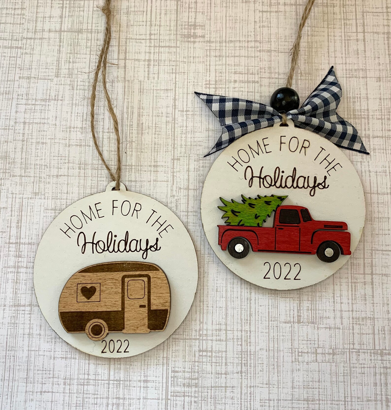 2022 Red Truck Christmas Ornament Camper Ornament RV - Etsy