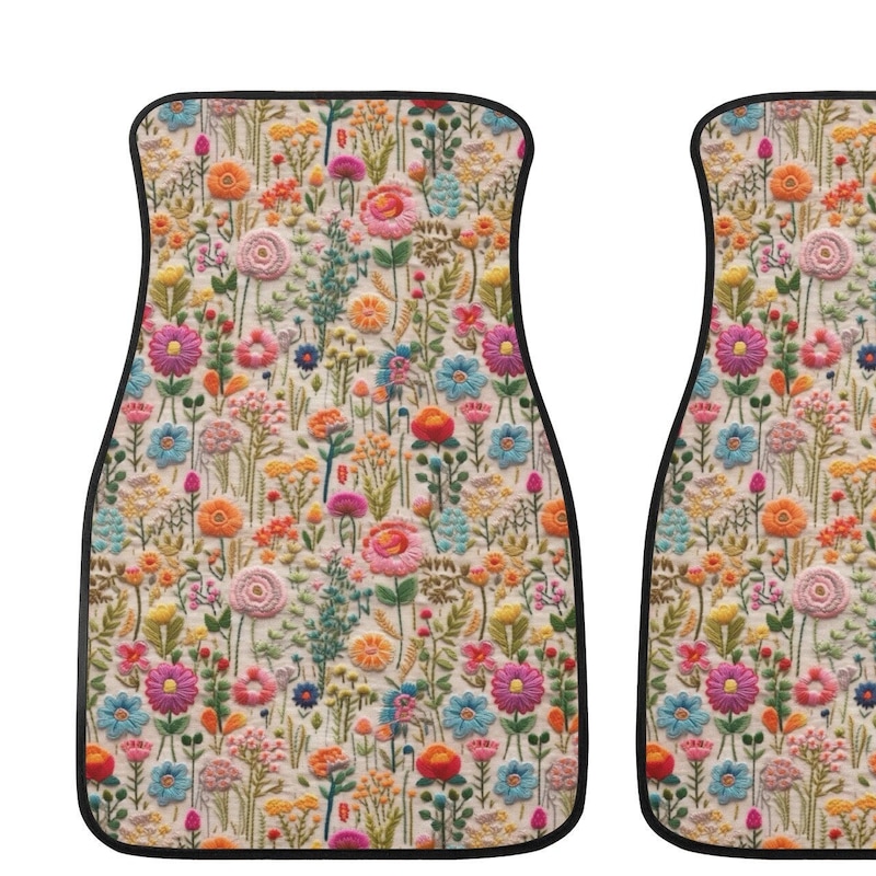 Floral Car Mats - Etsy