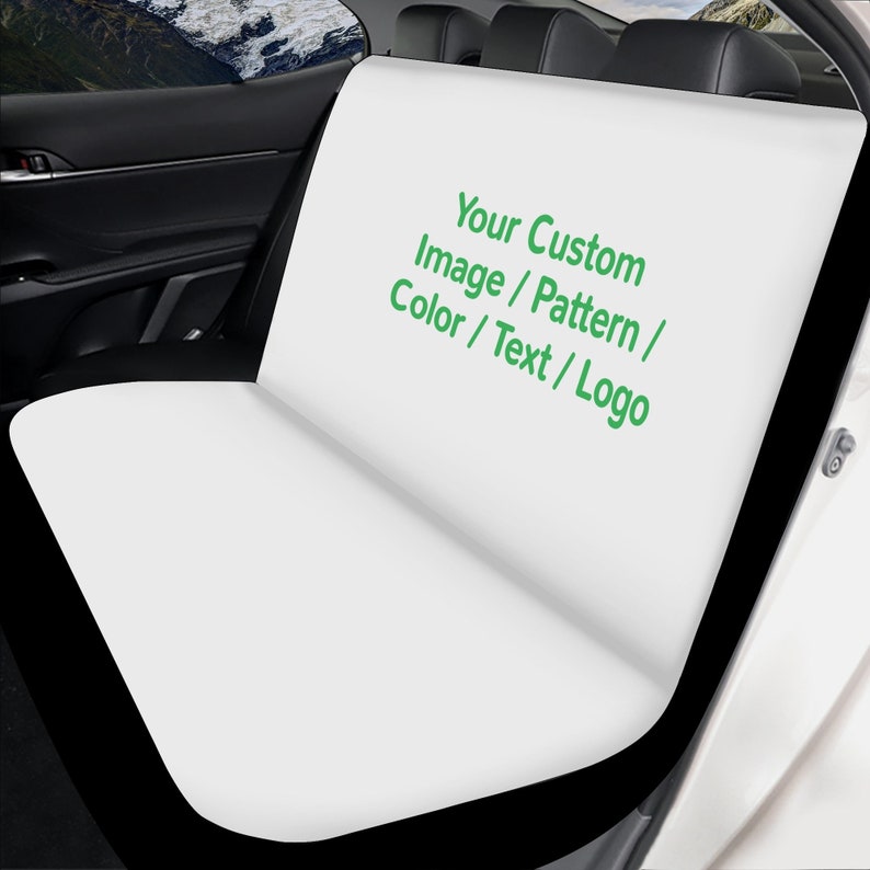 Custom Car Seat Cover, Personalized Seat Cover for Vehicle Full Set ...