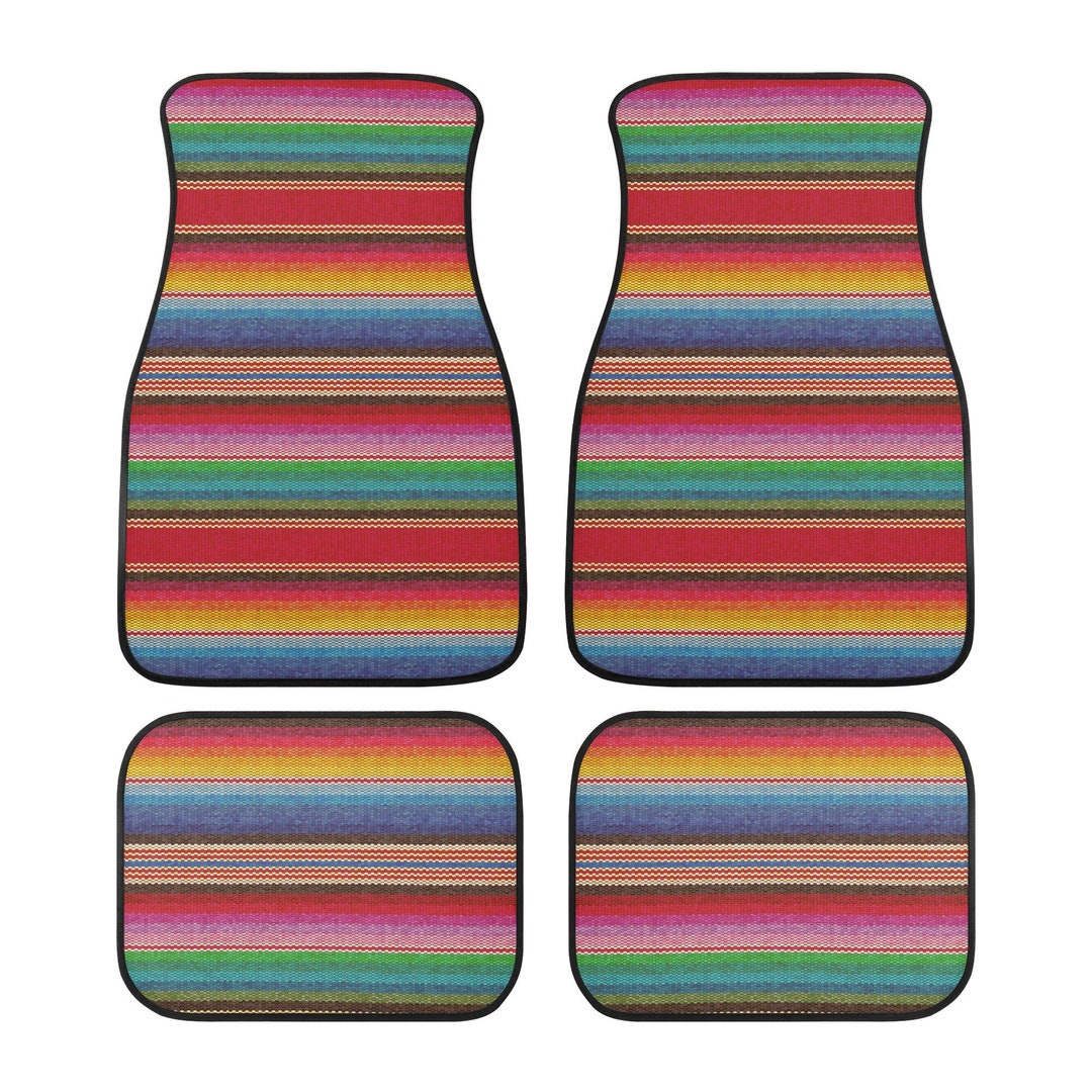 Mexican Blanket Pattern Car Mat Poncho Car Floor Mat Boho - Etsy