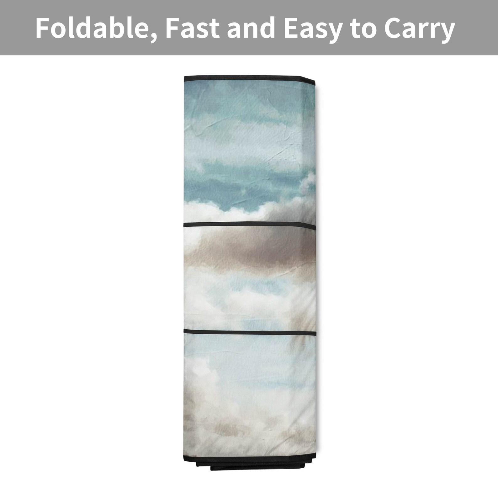 Sky & Cloud Windshield Sun Shade, Windshield Sunshade Oil Painting ...