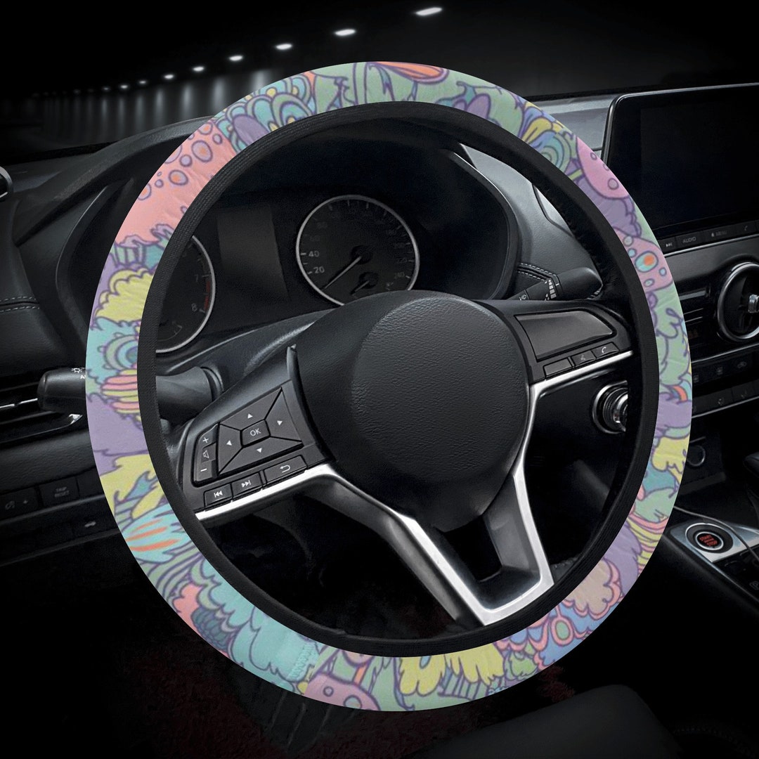 Pastel Mushroom Steering Wheel Cover for Women, Cottagecore Car ...