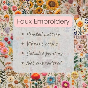 Lavender Spring Wallet for Women Faux Embroidery, Boho Floral Zipper ...