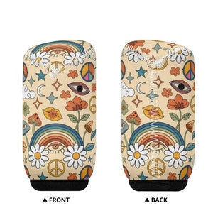 Rainbow Peace and Love Shift Knob Cover, Car Shifter Gear Cover Cute ...