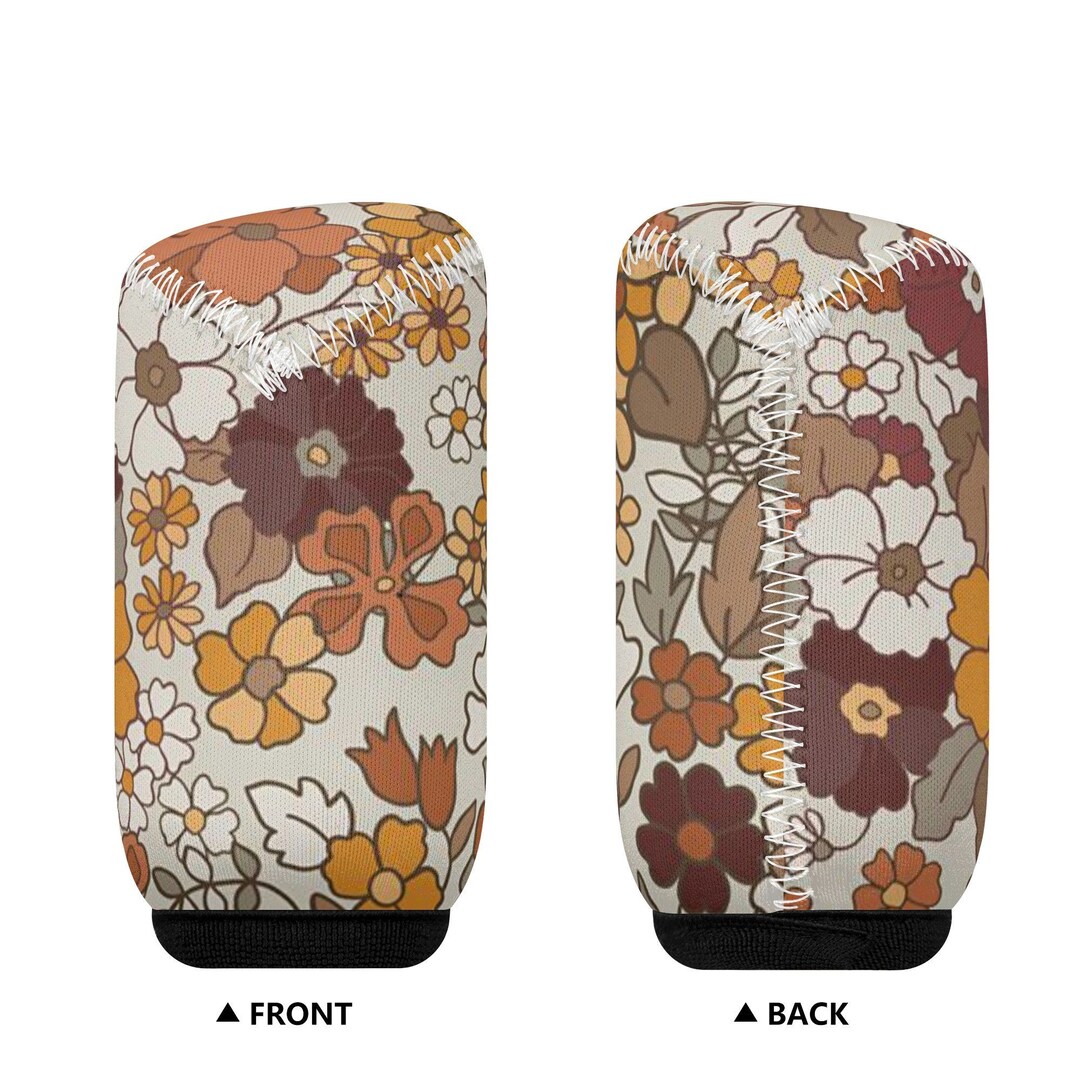 Retro Flower Garden Shift Knob Cover, Retro Floral Car Shifter Gear ...