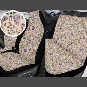 Lavender Spring License Plate Frame Purple, Boho Floral License Plate ...