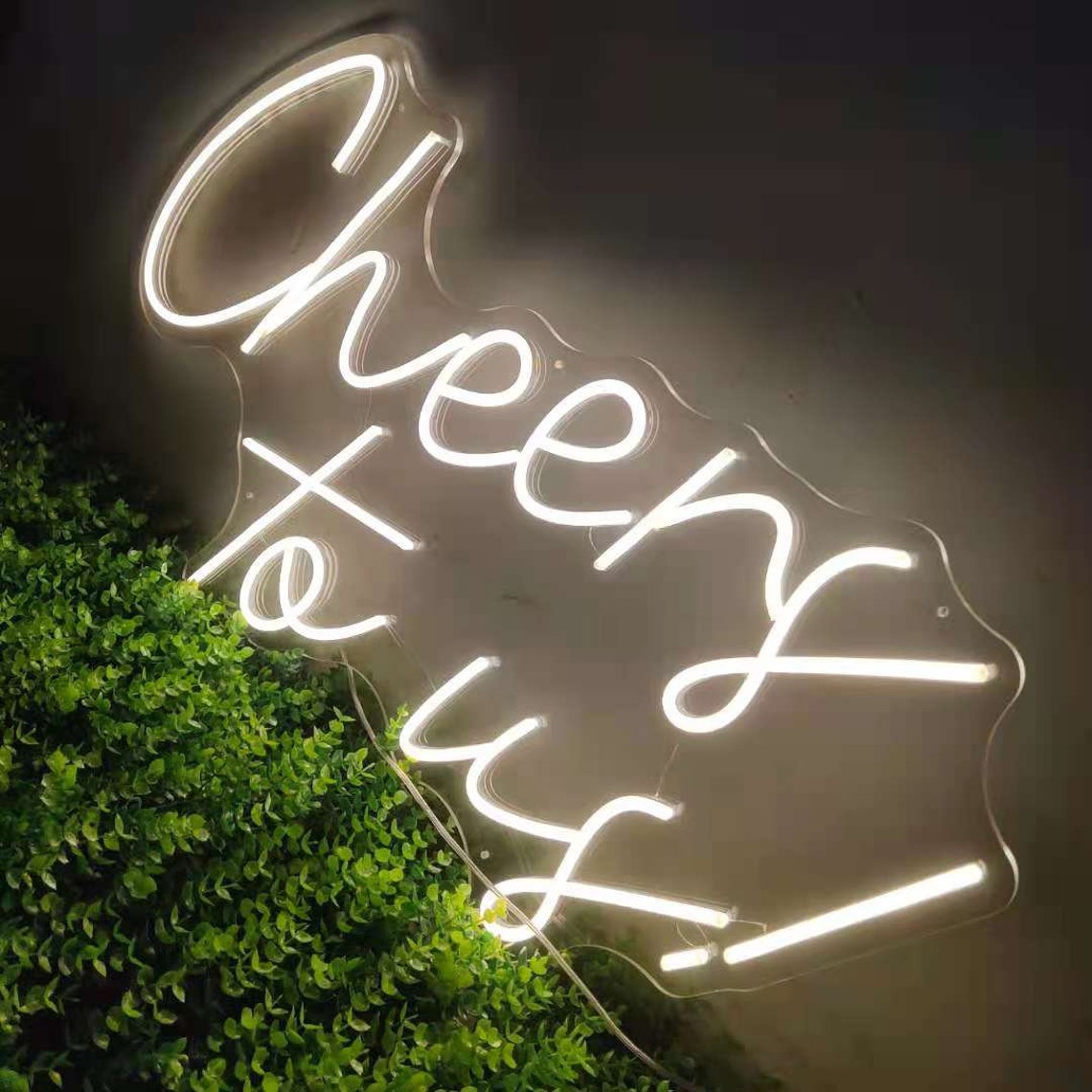 Custom Neon Sign Cheers to us Neon Bar Sign Custom Neon Sign | Etsy